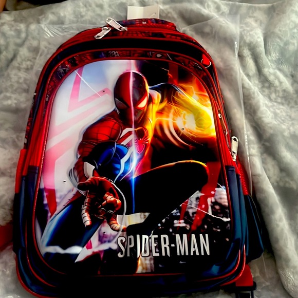 Other | Spiderman Backpack With Lunch Box Really Strong | Poshmark